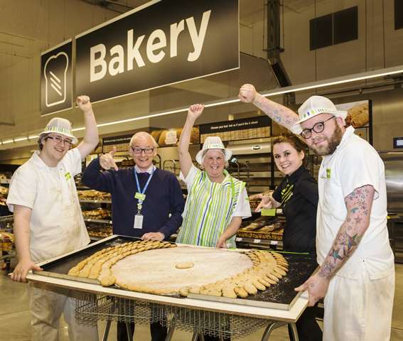 Biggest Easter biscuit: world record set by Devon Asda Store