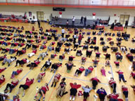 Most people doing sit-ups simultaneously: Red HEARRT breaks Guinness ...