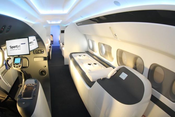 World's first private jet designed for sports teams: Sukhoi sets world ...